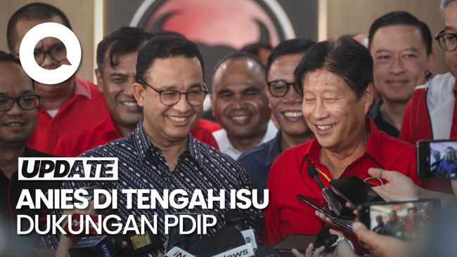 PDIP Dikabarkan Usung Anies di Pilkada Jakarta PDIP Dikabarkan Usung Anies di Pilkada Jakarta