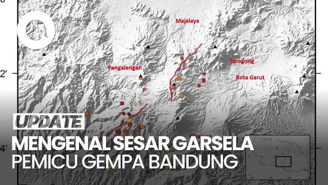 Apa Itu Sesar Garsela yang Jadi Pemicu Gempa M 4,9 di Bandung?