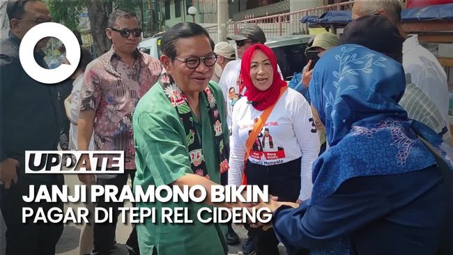 Momen Pramono Anung Cek Rumah Warga Tepi Rel di Cideng, Janji Bangun Pagar