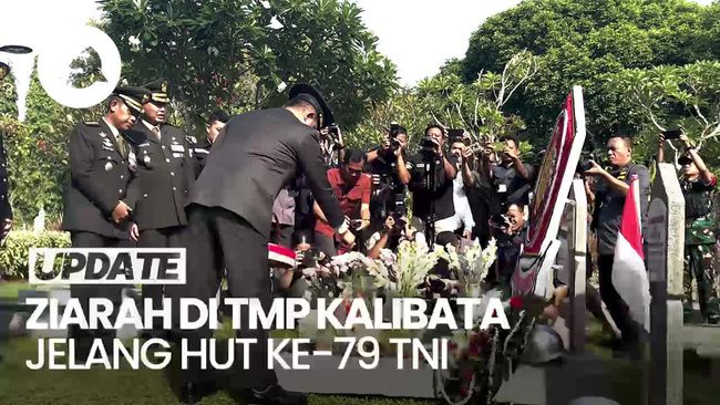 Video: Panglima Pimpin Ziarah di TMP Kalibata Jelang HUT ke-79 TNI