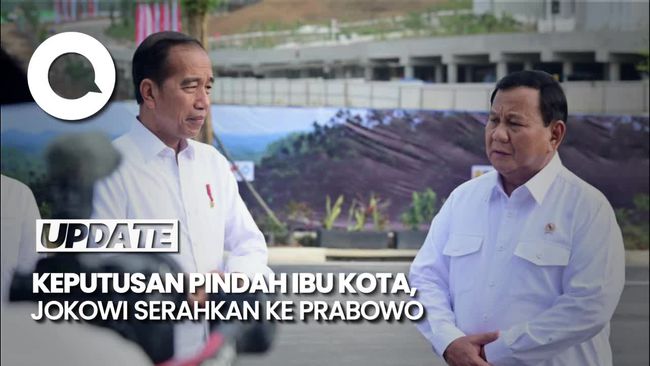 Video: Jokowi Serahkan Keputusan Pindah Ibu Kota ke Prabowo Video: Jokowi Serahkan Keputusan Pindah Ibu Kota ke Prabowo
