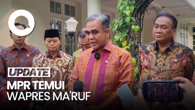 Video MPR Temui Wapres Ma'ruf: Antar Undangan Pelantikan Prabowo-Gibran