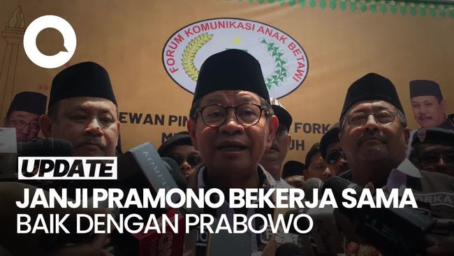 Video: Pramono Janji Kerja Sama Baik dengan Prabowo Jika Jadi Gubernur