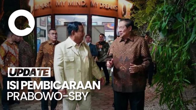 Video: Gerindra Sebut Pertemuan Prabowo-SBY Bahas Pembentukan Lembaga Investasi