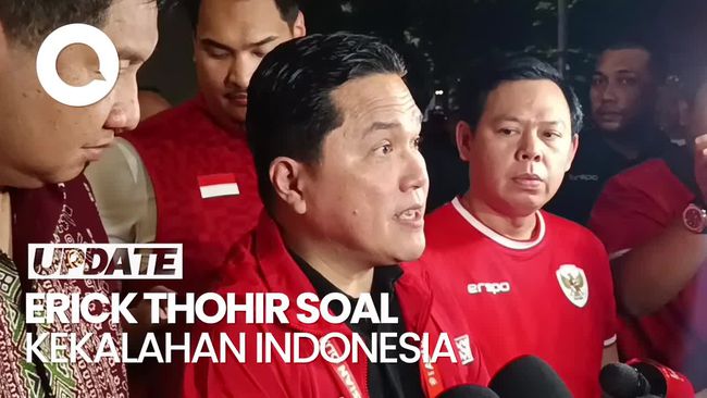 Video Indonesia Dibantai Jepang, Erick Thohir: Saya Tanggung Jawab Video Indonesia Dibantai Jepang, Erick Thohir: Saya Tanggung Jawab