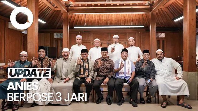 Momen Anies Kembali Bertemu Pramono-Rano, Kini Berpose 3 Jari