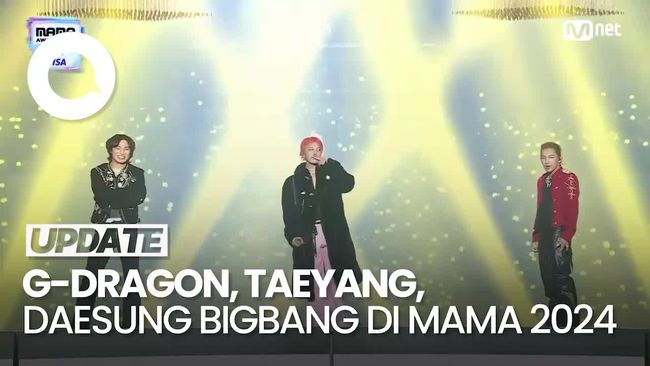 Video: Momen G-Dragon, Daesung, Taeyang BIGBANG Reuni di MAMA 2024