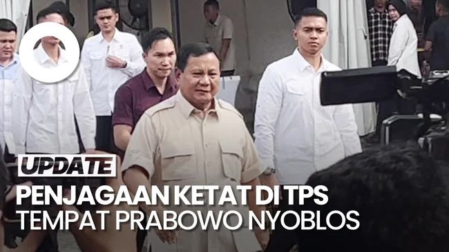 Video: Melihat Suasana TPS Tempat Prabowo Nyoblos di Bogor