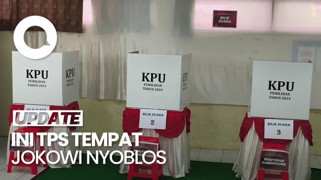 Video: Suasana TPS Tempat Jokowi-Iriana Bakal Nyoblos
