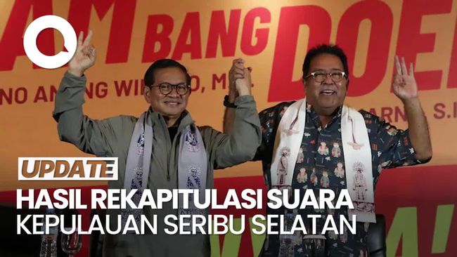 Video Rekapitulasi KPU: Pram-Rano Unggul di Kepulauan Seribu Selatan-Utara