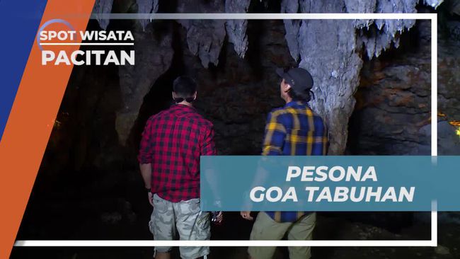 Keindahan Stalaktit Goa Tabuhan di Pacitan