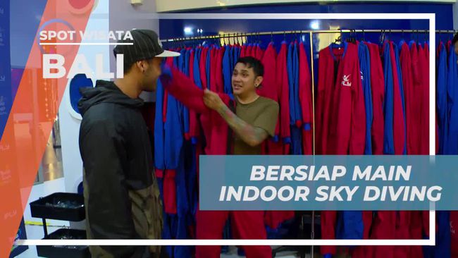 Menguji Adrenalin dengan Indoor Sky Diving di Trans Studio, Bali