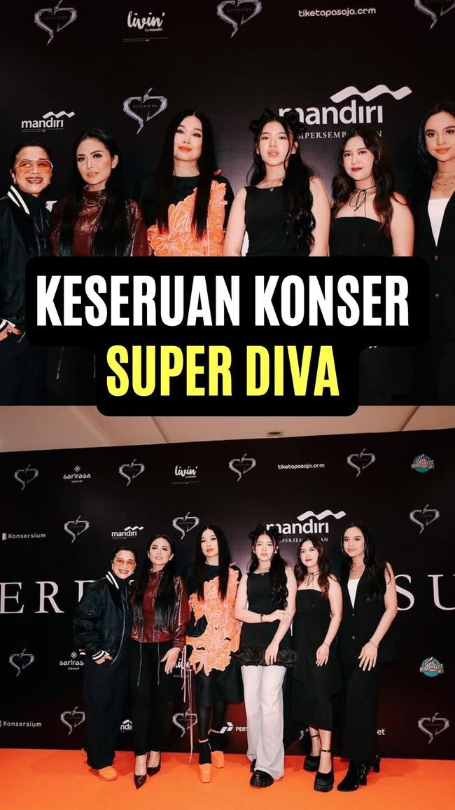 Video: 3 Diva dan Super Girls Sajikan Kolaborasi Spesial di Konser Super Diva
