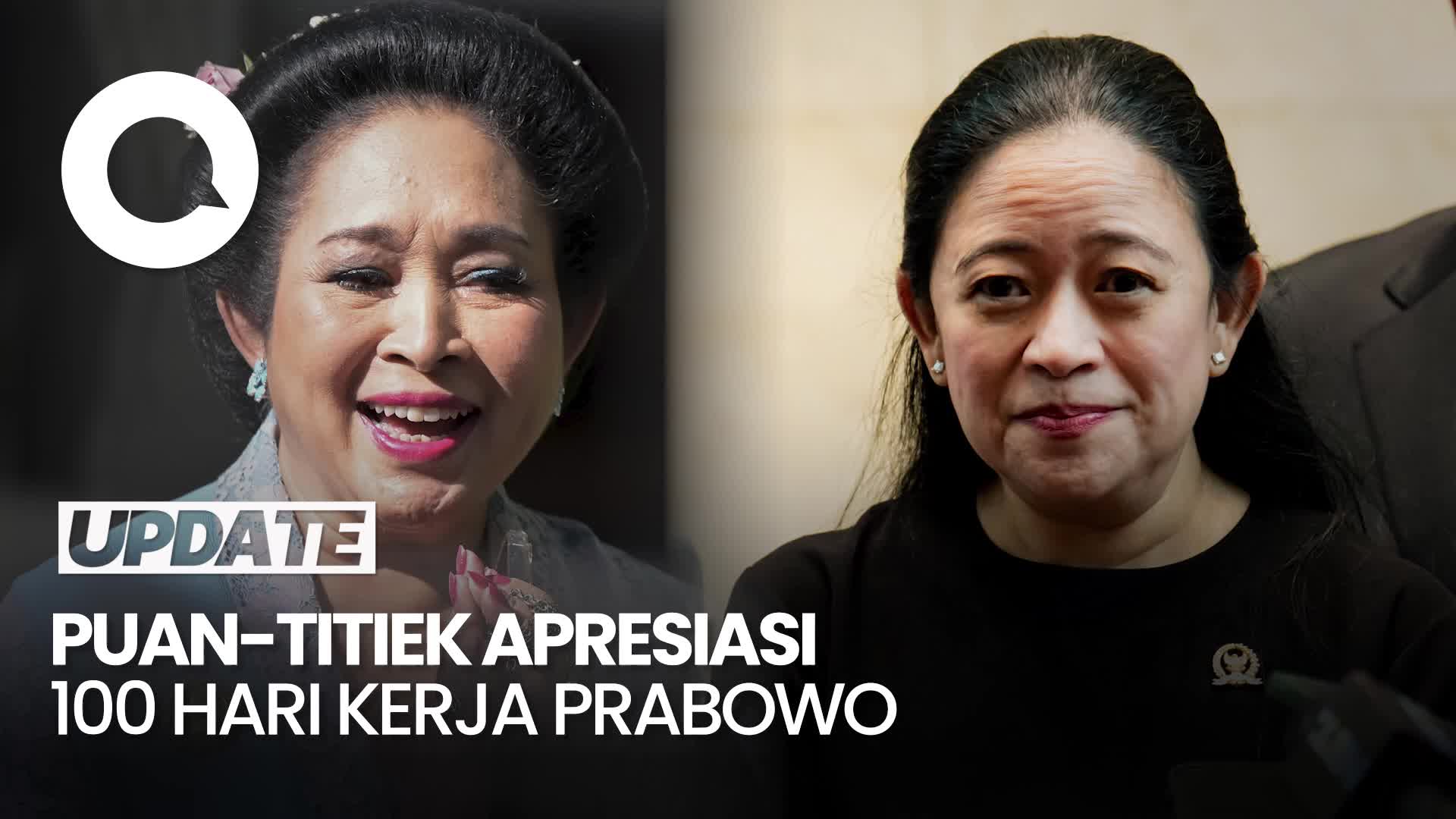Video Puan-Titiek Soeharto Apresiasi 100 Hari Kerja Prabowo