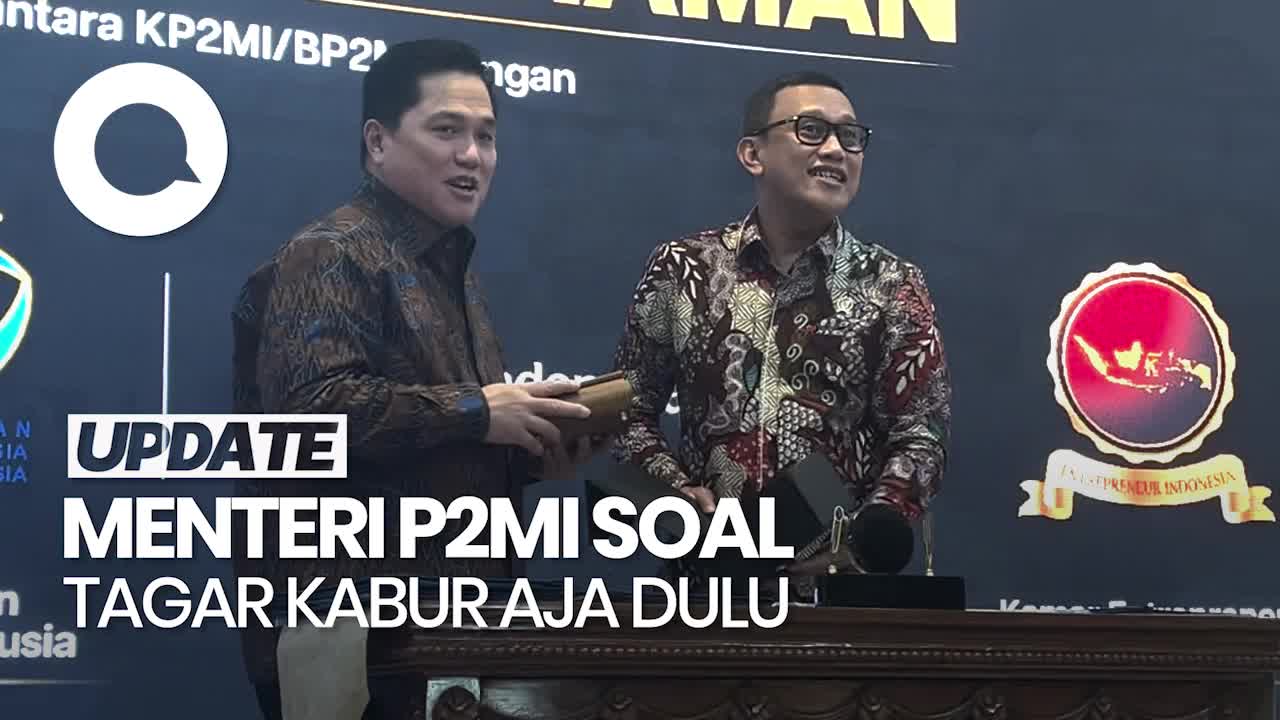 Video Menteri P2MI soal Tagar Kabur Aja Dulu: Kerja di LN Tak Semudah yang Dibayangkan
