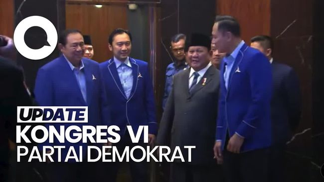 Video: Prabowo-Gibran Hadiri Penutupan Kongres VI Partai Demokrat