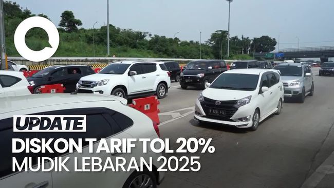 Video Pemerintah Siapkan Diskon Tarif Tol 20% Selama Mudik Lebaran 2025
