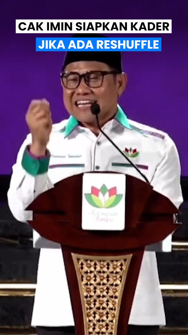 Video Cak Imin Sebut Banyak Perempuan Hebat di PKB: Siapa Tahu Ada Reshuffle