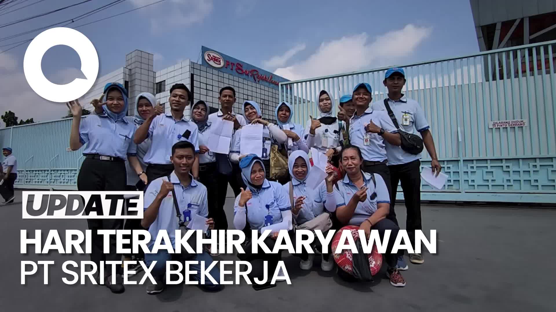 Video: Besok Sritex Tutup Total, Karyawan Saling Tukar Tanda Tangan di Seragam