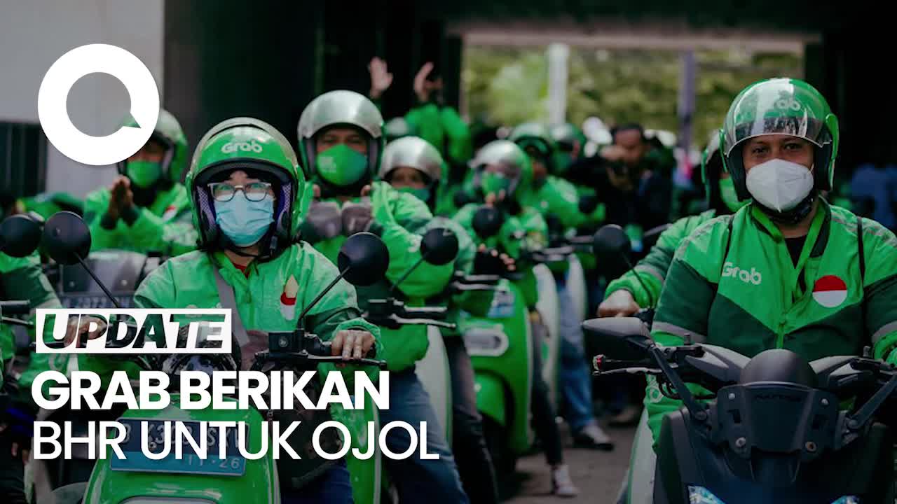 Video Ada BHR untuk Ojol Grab: Ini Kriteria Penerima dan Besarannya
