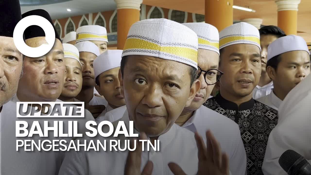 Video Bahlil soal Pengesahan RUU TNI: Semuanya Punya Niat Baik