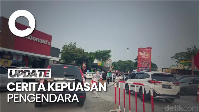 Video: Cerita Pemudik soal Kepuasan Pelayanan di Rest Area Km 57 Tol Japek