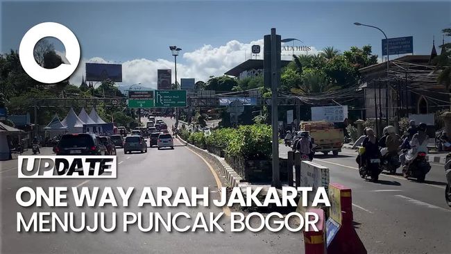 Video: Arus Padat, One Way Arah Puncak Bogor Diterapkan