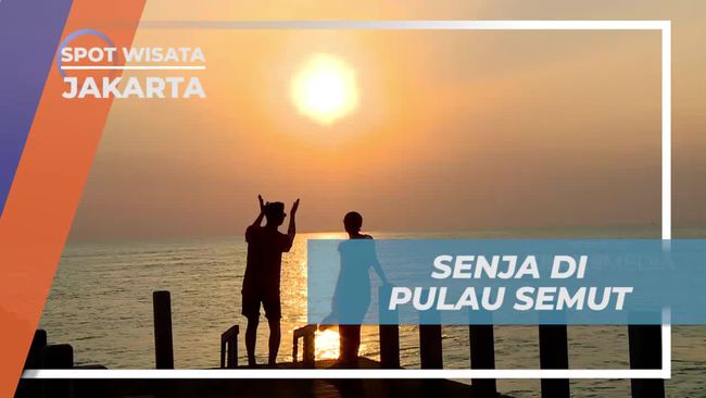 Menyaksikan Senja Indah di Pulau Semut, Jakarta