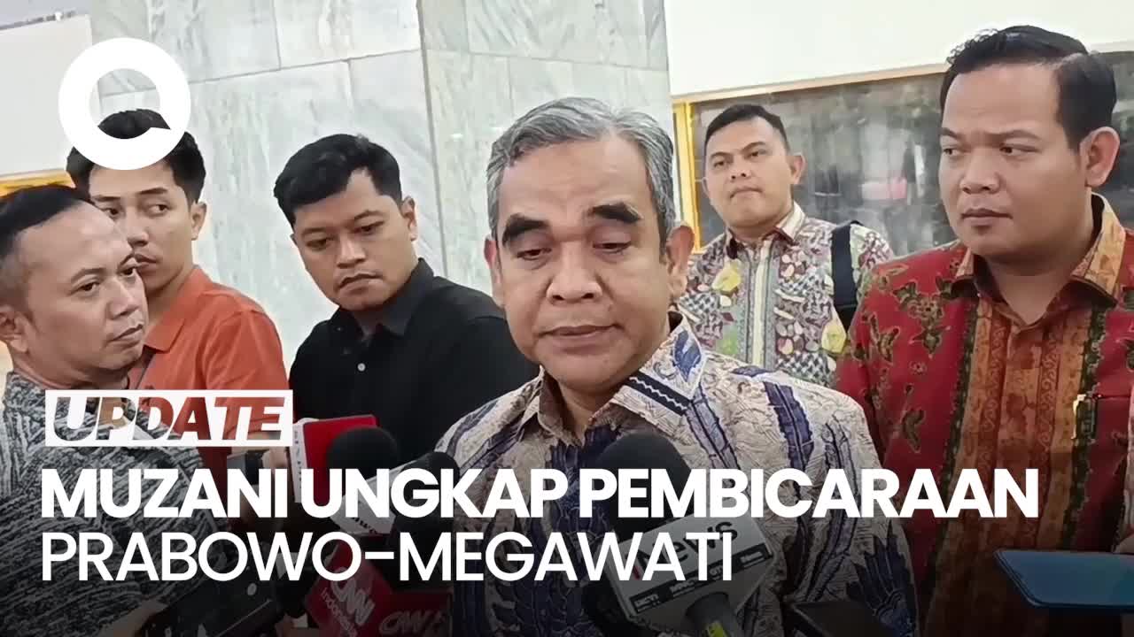 Video Muzani Ungkap Megawati Siap Perkuat Pemerintahan Prabowo, Tapi Tak Koalisi