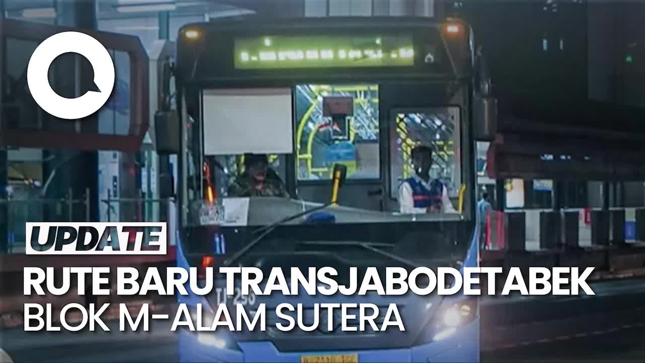 Video: Yang Harus Diketahui soal Transjabodetabek Rute Blok M-Alam Sutera