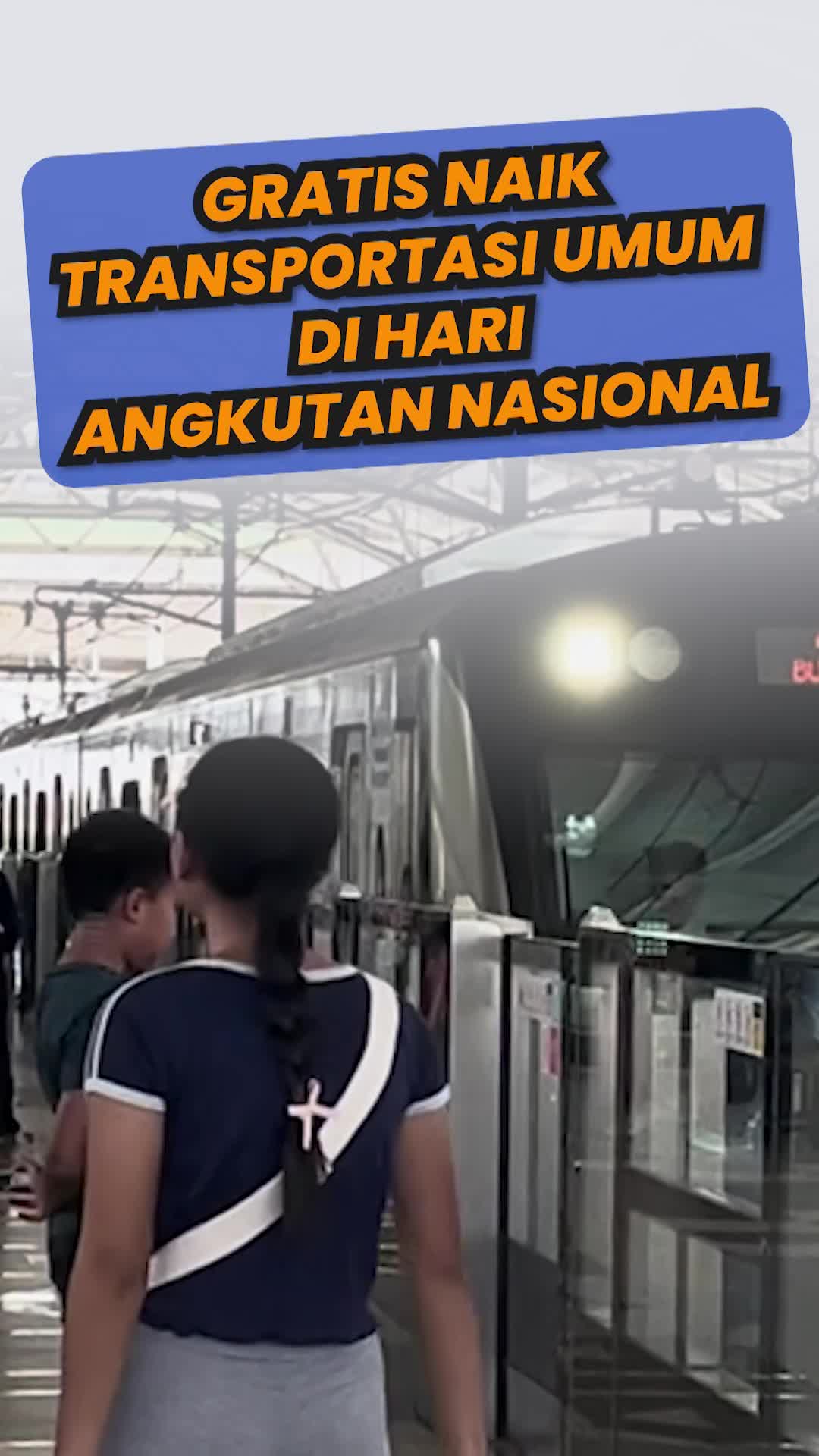 Video Catatan Dishub DKI soal Tarif Gratis TransJakarta, MRT, dan LRT Hari Ini