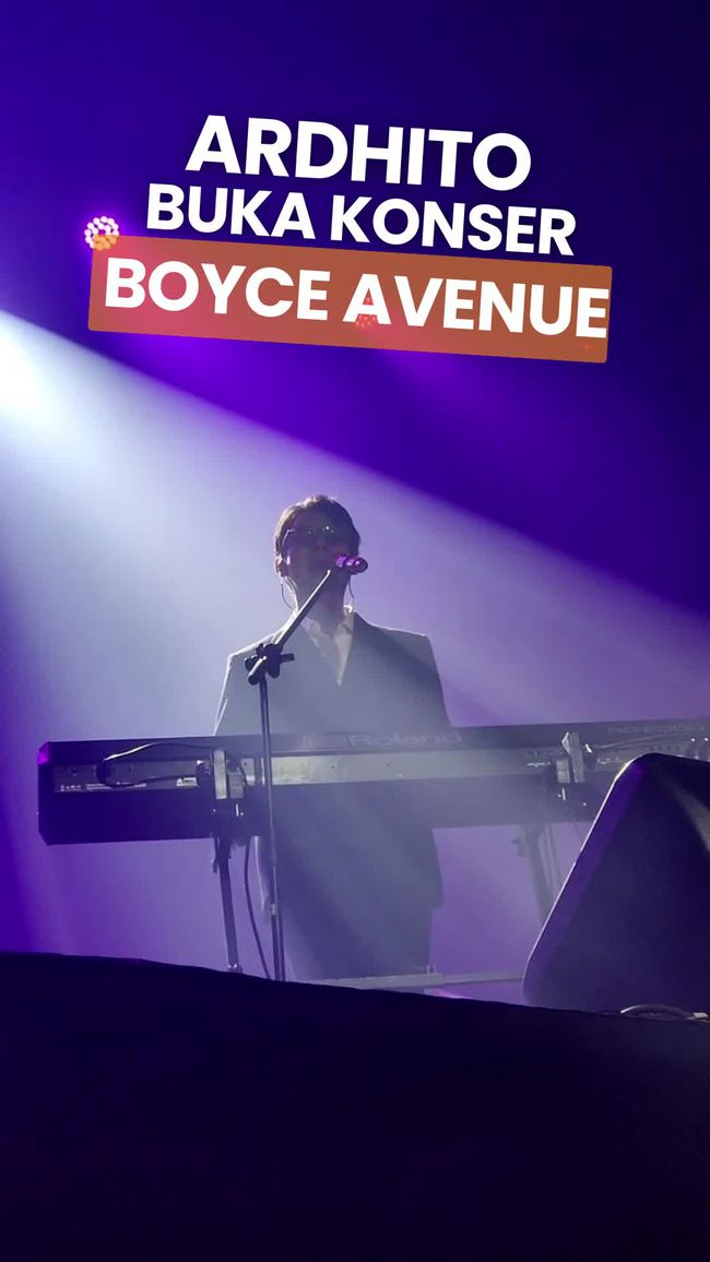 Video: Aksi Ardhito Buka Konser Boyce Avenue di Jakarta