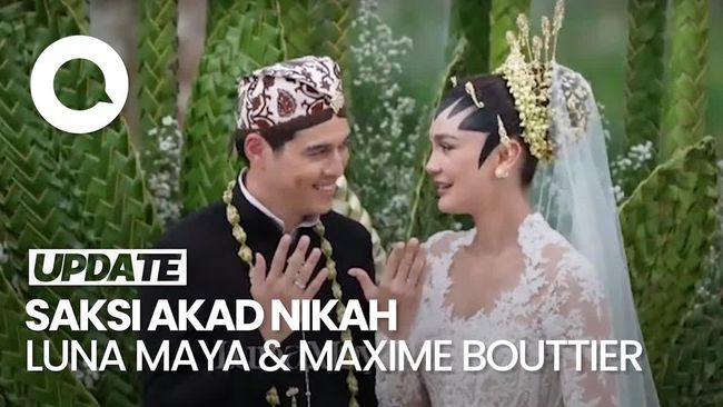 Video: Raffi Ahmad dan Irwan Mussry Jadi Saksi Akad Nikah Luna Maya-Maxime