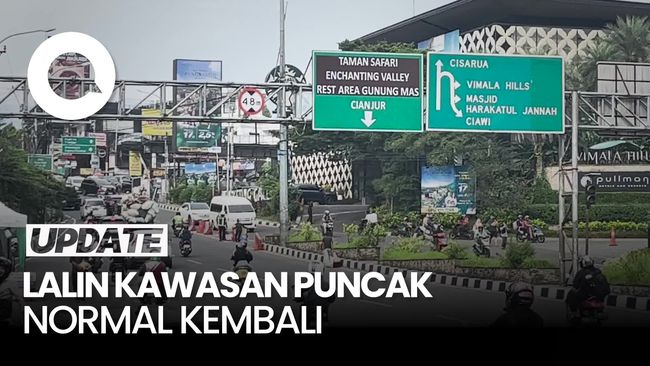 Video: One Way Puncak Bogor Berakhir, Lalin Kedua Arah Normal