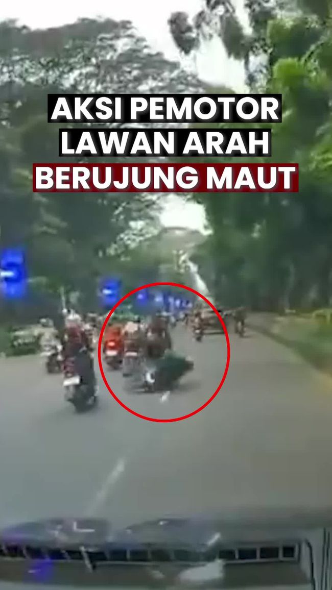 Video: Remaja di Bogor Berkendara Lawan Arah, Tabrakan Lalu Tewas