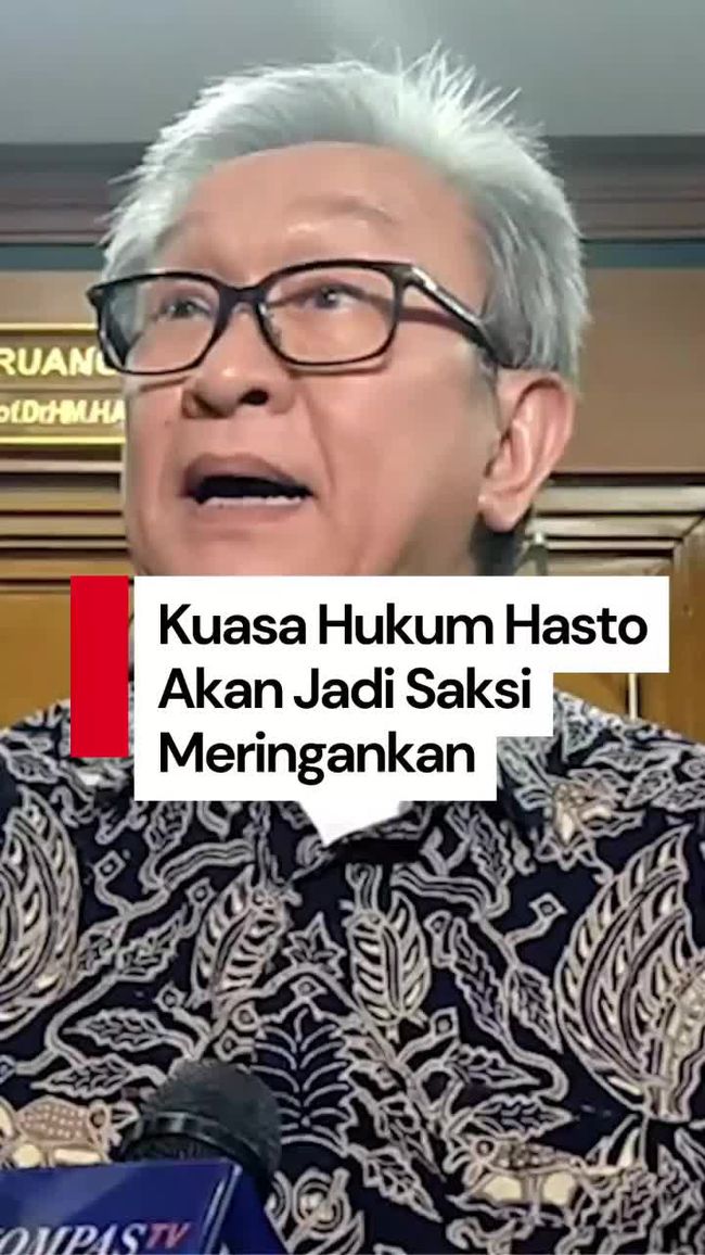 Video: Balas KPK, Kuasa Hukum Hasto Ajukan Diri Jadi Saksi Meringankan