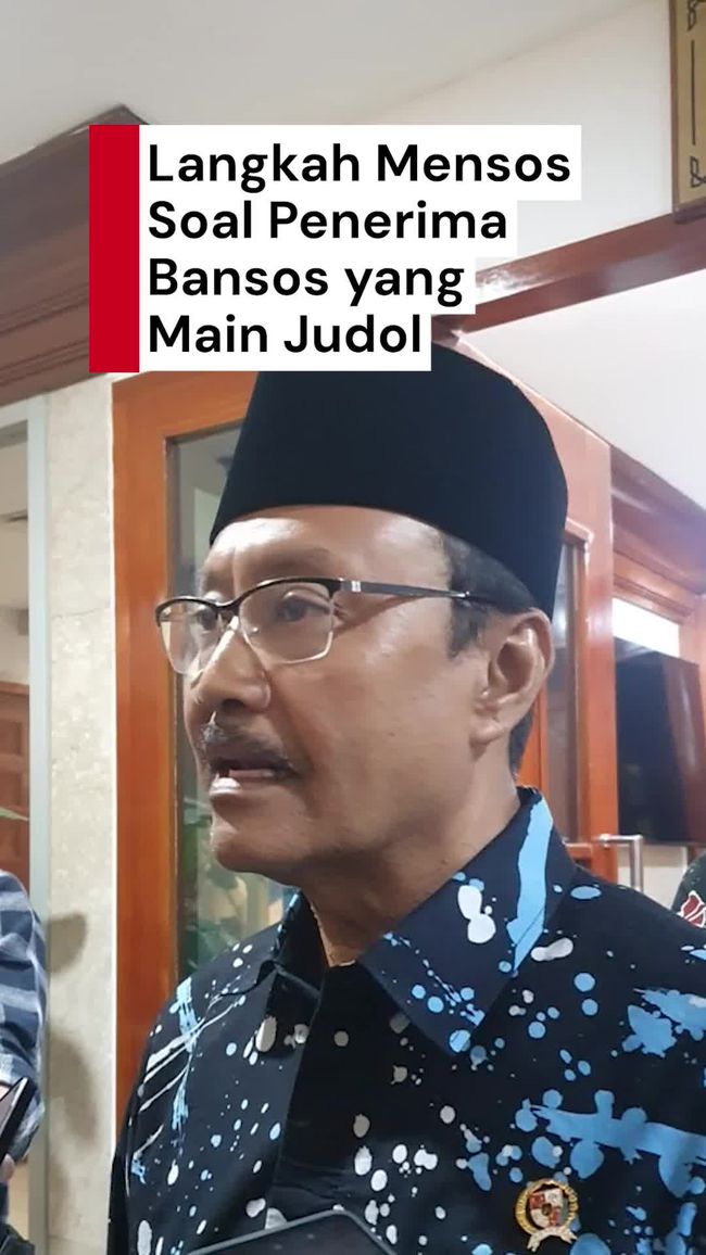 Video Mensos Masih Dalami Kasus Penerima Bansos yang Terlibat Judol-Terorisme