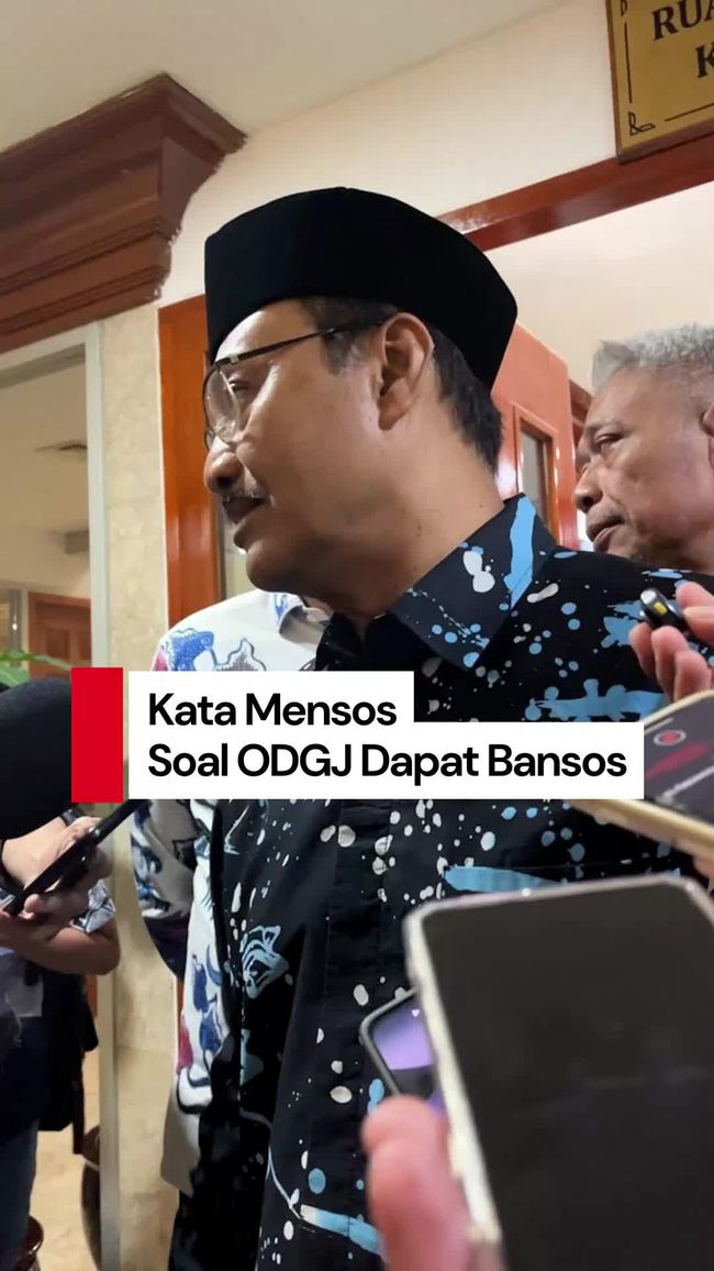Video: Mensos Tanggapi soal ODGJ Dapat Bansos Seumur Hidup