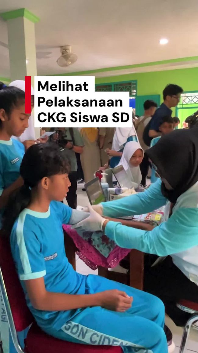 Video: Program CKG Gagasan Istana Hadir di Siswa Sekolah Dasar