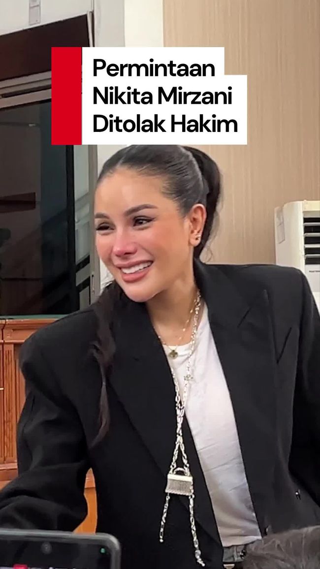 Video: Hakim Tolak Permintaan Nikita Mirzani Putar Rekaman di Persidangan