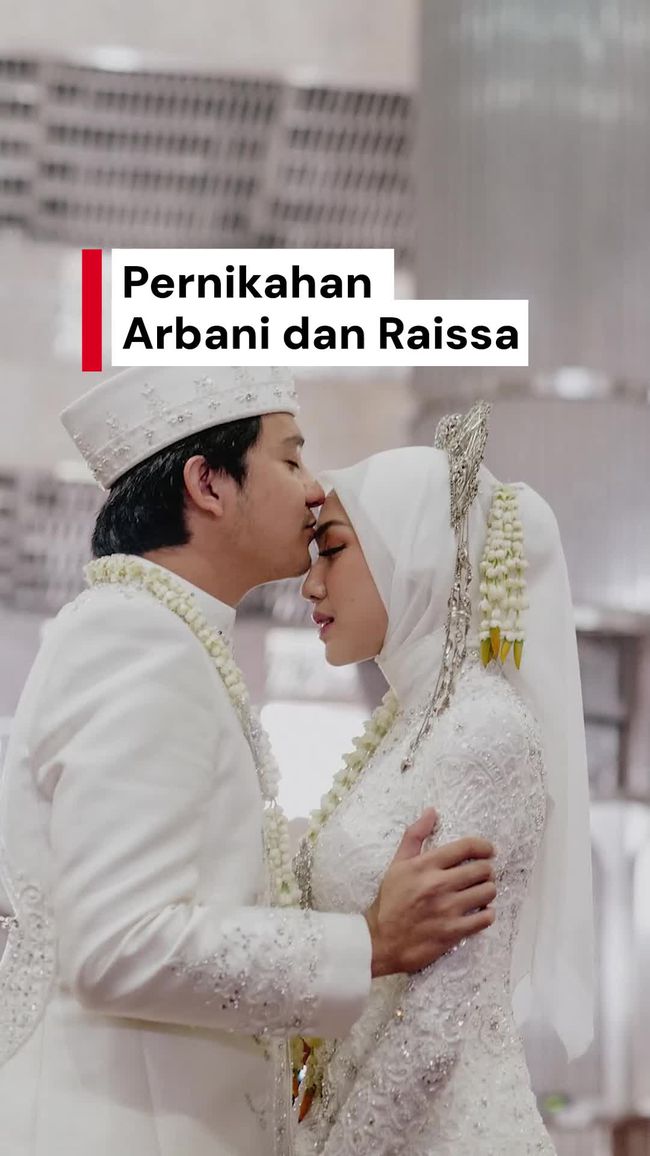 Video: Senyum Bahagia Arbani Yasiz dan Raissa Ramadhani yang Resmi Menikah