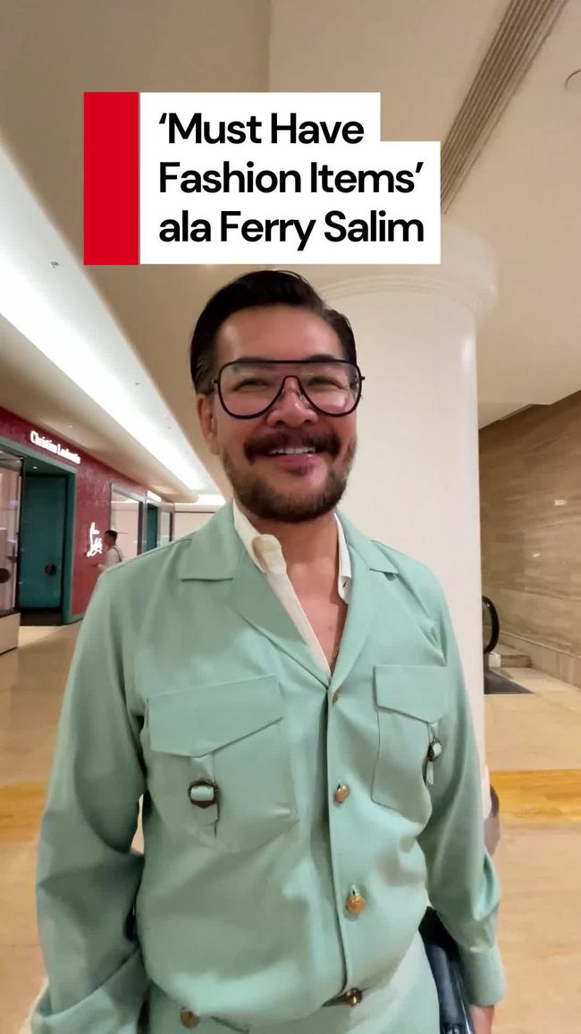 Video Suka Style ala Ferry Salim? Ini Fashion Items yang Wajib Dimiliki