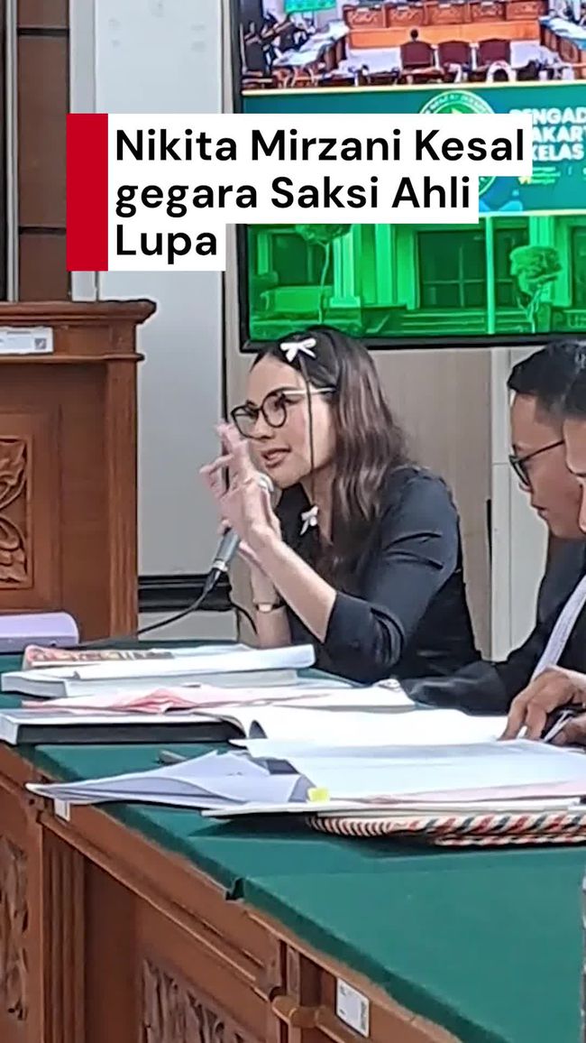 Video: Momen Nikita Mirzani Cecar Saksi Ahli di Sidang TPPU