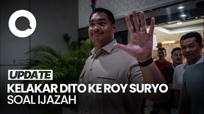 Video Canda Dito saat Sapa Roy Suryo: Ijazah Erick Thohir Aman Pak?