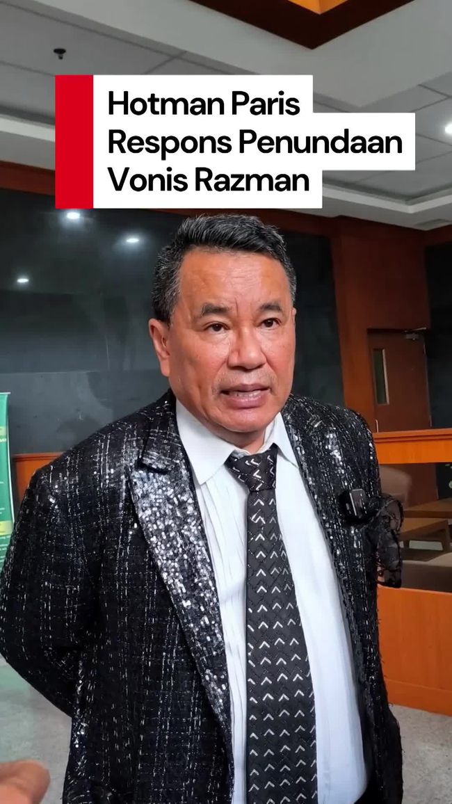 Video Reaksi Hotman Paris soal Sidang Vonis Razman Ditunda